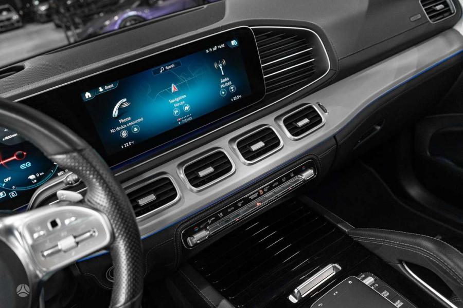 Черный Мерседес ГЛE 350 2023 в Рига, объемом двигателя 1.99 л и пробегом 30 тыс. км за 63525 €, фото 25 на AUTOMOTO.COM.LV