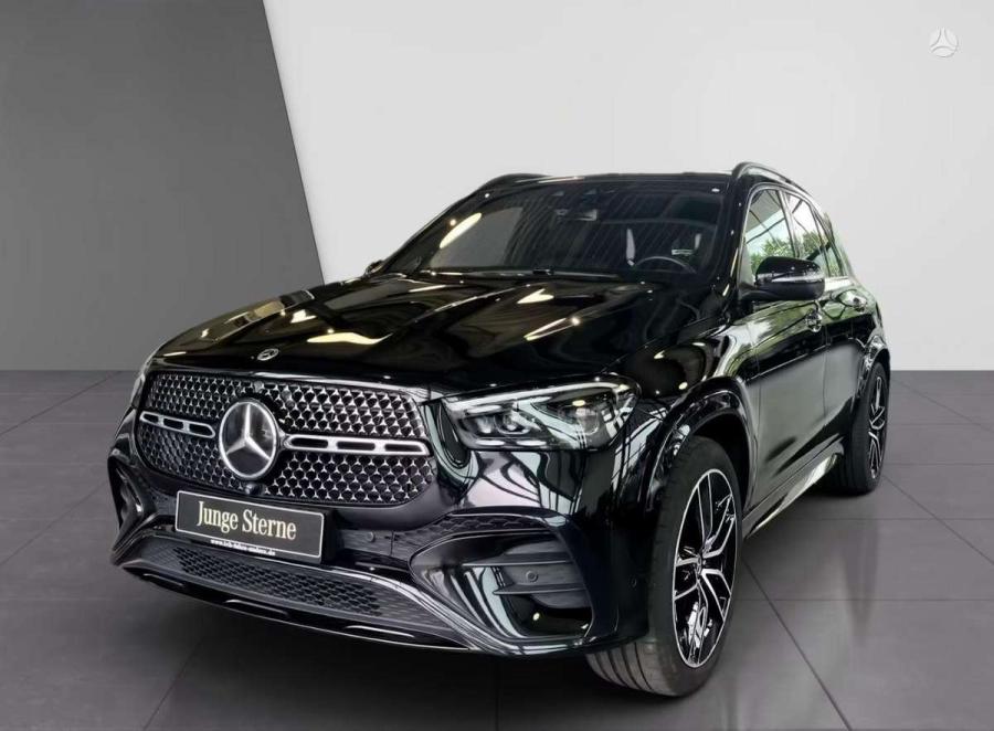 Melns Mercedes-Benz GLE 350 2024 Viļņa, ar dzinēja tilpumu 1.99 L un nobraukumu 109 tūkst. km par 67000 €, foto 1 vietnē AUTOMOTO.COM.LV