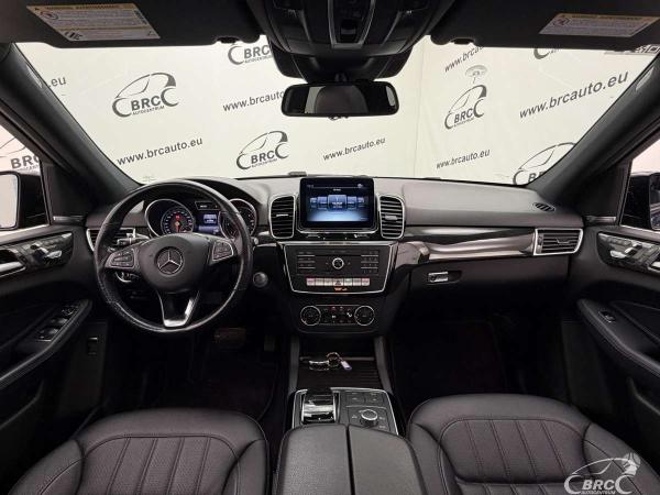 Blue Mercedes-Benz GLE 350 2016 in Vilnius, with an engine capacity of 2.99 L and mileage of 115 thousand km for 25500 €, photo 4 on AUTOMOTO.COM.LV