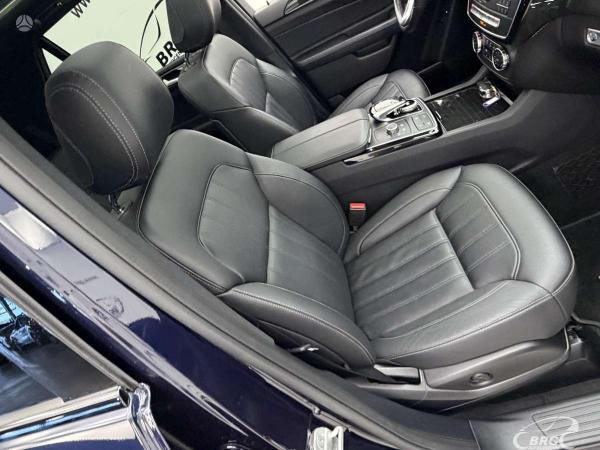 Blue Mercedes-Benz GLE 350 2016 in Vilnius, with an engine capacity of 2.99 L and mileage of 115 thousand km for 25500 €, photo 6 on AUTOMOTO.COM.LV