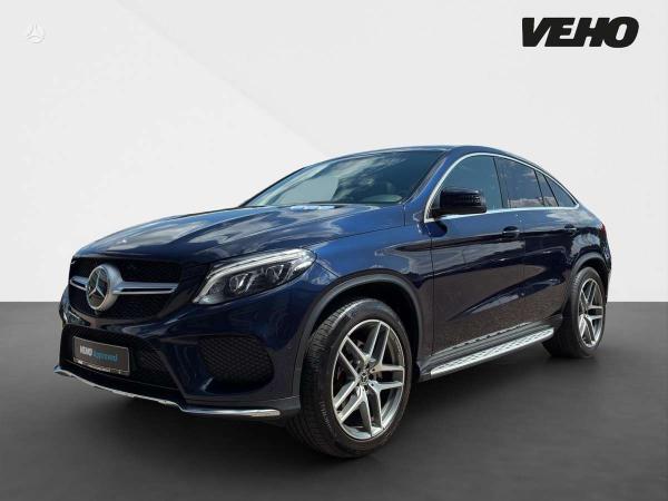 Blue Mercedes-Benz GLE 350 2017 in Vilnius, with an engine capacity of 2.99 L and mileage of 81 thousand km for 34900 €, photo 1 on AUTOMOTO.COM.LV
