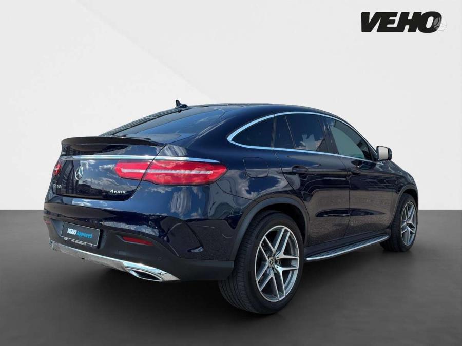 Blue Mercedes-Benz GLE 350 2017 in Vilnius, with an engine capacity of 2.99 L and mileage of 81 thousand km for 34900 €, photo 6 on AUTOMOTO.COM.LV