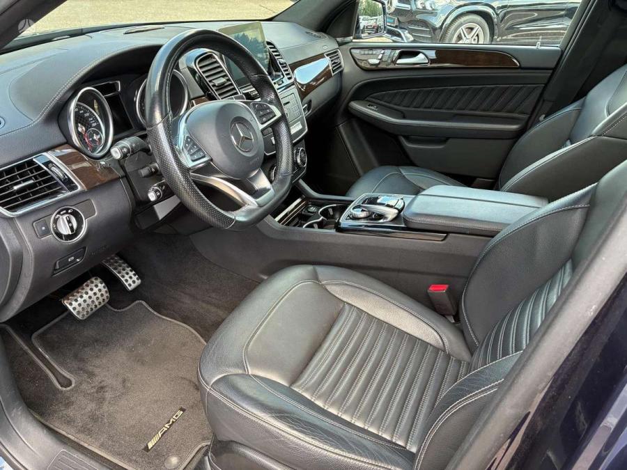 Blue Mercedes-Benz GLE 350 2017 in Vilnius, with an engine capacity of 2.99 L and mileage of 81 thousand km for 34900 €, photo 15 on AUTOMOTO.COM.LV