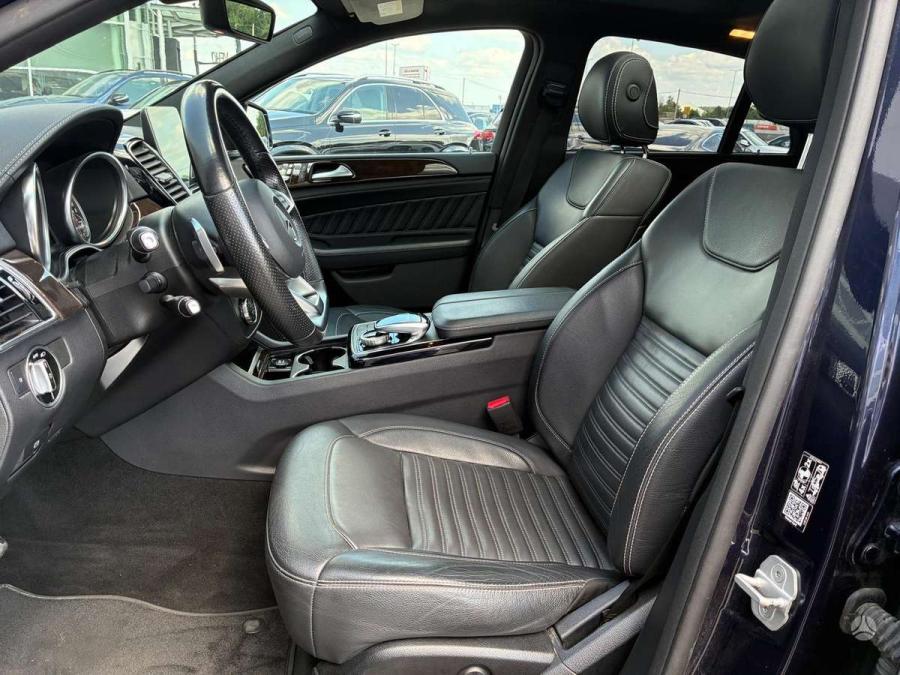 Blue Mercedes-Benz GLE 350 2017 in Vilnius, with an engine capacity of 2.99 L and mileage of 81 thousand km for 34900 €, photo 16 on AUTOMOTO.COM.LV