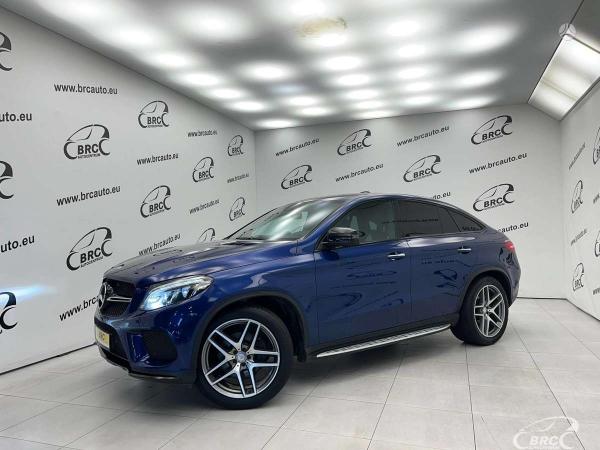 Синий Мерседес ГЛE 350 2017 в Вильнюс, объемом двигателя 2.99 л и пробегом 301 тыс. км за 27900 €, фото 1 на AUTOMOTO.COM.LV