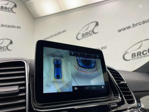 Blue Mercedes-Benz GLE 350 2017 in Vilnius, with an engine capacity of 2.99 L and mileage of 301 thousand km for 26900 €, photo 32 on AUTOMOTO.COM.LV