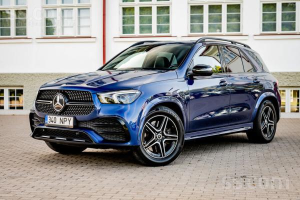 Blue Mercedes-Benz GLE 350 2020 in Tallinn, with an engine capacity of 2.00 L and mileage of 164 thousand km for 43500 €, photo 1 on AUTOMOTO.COM.LV