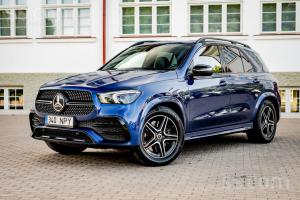 Синий Мерседес ГЛE 350 2020 в Таллин, объемом двигателя 2.00 л и пробегом 164 тыс. км за 43500 €, фото  на AUTOMOTO.COM.LV
