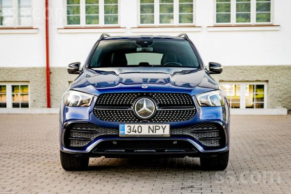 Blue Mercedes-Benz GLE 350 2020 in Tallinn, with an engine capacity of 2.00 L and mileage of 164 thousand km for 43500 €, photo 9 on AUTOMOTO.COM.LV