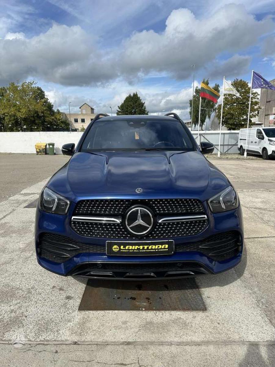 Синий Мерседес ГЛE 350 2020 в Тельшяй, объемом двигателя 1.95 л и пробегом 172 тыс. км за 33900 €, фото 4 на AUTOMOTO.COM.LV