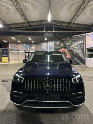 Zils Mercedes-Benz GLE 350 2020 Rīga, ar dzinēja tilpumu 3.00 L un nobraukumu 59 tūkst. km par 55950 €, foto  vietnē AUTOMOTO.COM.LV