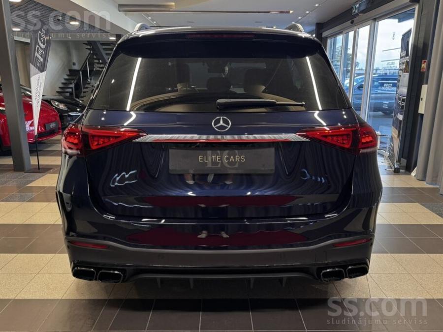 Blue Mercedes-Benz GLE 350 2021 in Riga, with an engine capacity of 2.00 L and mileage of 122 thousand km for 53990 €, photo 5 on AUTOMOTO.COM.LV