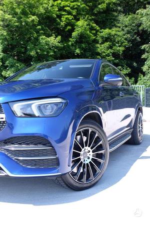 Blue Mercedes-Benz GLE 350 2021 in Vilnius, with an engine capacity of 1.95 L and mileage of 122 thousand km for 51000 €, photo 8 on AUTOMOTO.COM.LV