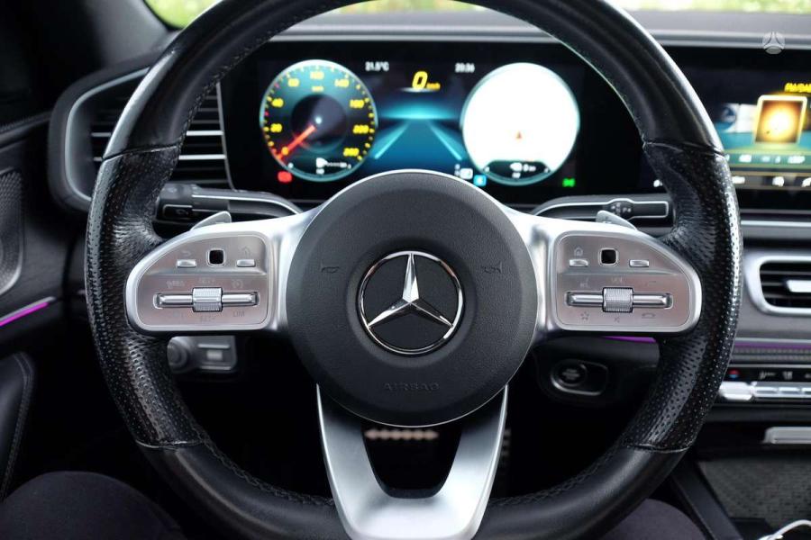 Blue Mercedes-Benz GLE 350 2021 in Vilnius, with an engine capacity of 1.95 L and mileage of 122 thousand km for 51000 €, photo 45 on AUTOMOTO.COM.LV