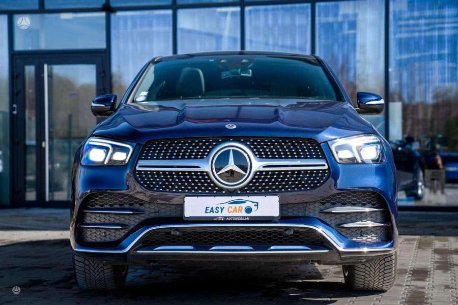 Blue Mercedes-Benz GLE 350 2021 in Vilnius, with an engine capacity of 0.00 L and mileage of 183 thousand km for 52600 €, photo 6 on AUTOMOTO.COM.LV