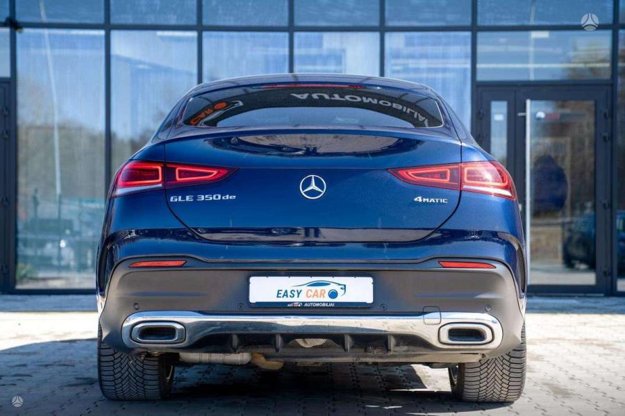 Blue Mercedes-Benz GLE 350 2021 in Vilnius, with an engine capacity of 0.00 L and mileage of 183 thousand km for 52600 €, photo 15 on AUTOMOTO.COM.LV