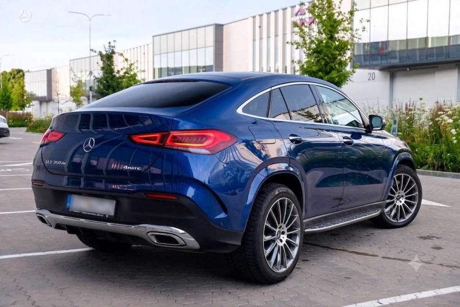 Синий Мерседес ГЛE 350 2021 в Вильнюс, объемом двигателя 1.95 л и пробегом 122 тыс. км за 48000 €, фото 10 на AUTOMOTO.COM.LV
