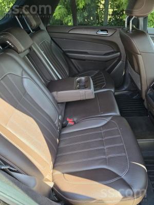 Brown Mercedes-Benz GLE 350 2018 in Riga, with an engine capacity of 3.00 L and mileage of 210 thousand km for 23700 €, photo 17 on AUTOMOTO.COM.LV