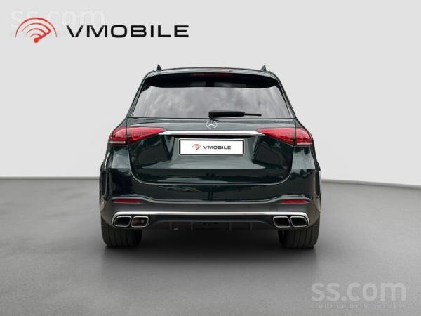 Green Mercedes-Benz GLE 350 2020 in Riga, with an engine capacity of 3.00 L and mileage of 98 thousand km for 51900 €, photo 4 on AUTOMOTO.COM.LV