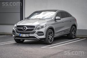 Grey Mercedes-Benz GLE 350 2015 in Riga, with an engine capacity of 3.00 L and mileage of 242 thousand km for 24500 €, photo  on AUTOMOTO.COM.LV