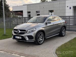Grey Mercedes-Benz GLE 350 2015 in Riga, with an engine capacity of 3.00 L and mileage of 145 thousand km for 27900 €, photo 7 on AUTOMOTO.COM.LV