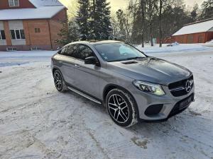 Grey Mercedes-Benz GLE 350 2016 in Prienai, with an engine capacity of 2.99 L and mileage of 222 thousand km for 27500 €, photo  on AUTOMOTO.COM.LV