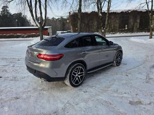 Grey Mercedes-Benz GLE 350 2016 in Prienai, with an engine capacity of 2.99 L and mileage of 222 thousand km for 27500 €, photo 6 on AUTOMOTO.COM.LV
