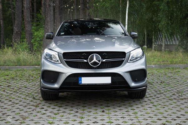 Pelēks Mercedes-Benz GLE 350 2016 Viļņa, ar dzinēja tilpumu 2.99 L un nobraukumu 138 tūkst. km par 32000 €, foto 3 vietnē AUTOMOTO.COM.LV
