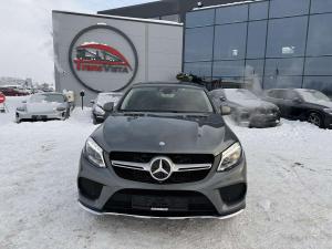 Grey Mercedes-Benz GLE 350 2017 in Telschi, with an engine capacity of 2.99 L and mileage of 164 thousand km for 28300 €, photo  on AUTOMOTO.COM.LV