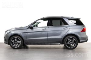 Grey Mercedes-Benz GLE 350 2018 in Riga, with an engine capacity of 3.00 L and mileage of 178 thousand km for 39900 €, photo 8 on AUTOMOTO.COM.LV