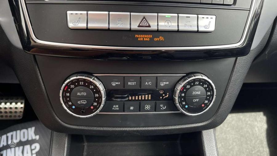 Grey Mercedes-Benz GLE 350 2018 in Marijampole, with an engine capacity of 2.99 L and mileage of 247 thousand km for 25250 €, photo 25 on AUTOMOTO.COM.LV