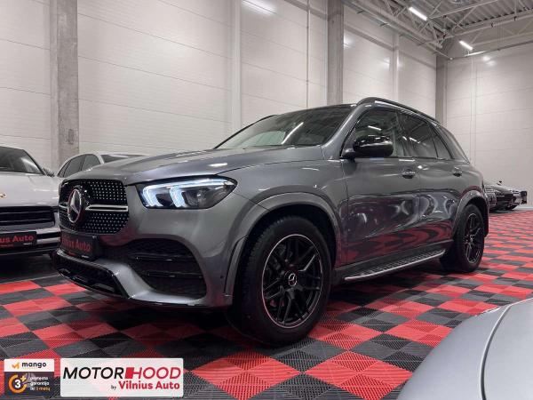 Pelēks Mercedes-Benz GLE 350 2020 Viļņa, ar dzinēja tilpumu 2.00 L un nobraukumu 69 tūkst. km par 41900 €, foto 1 vietnē AUTOMOTO.COM.LV