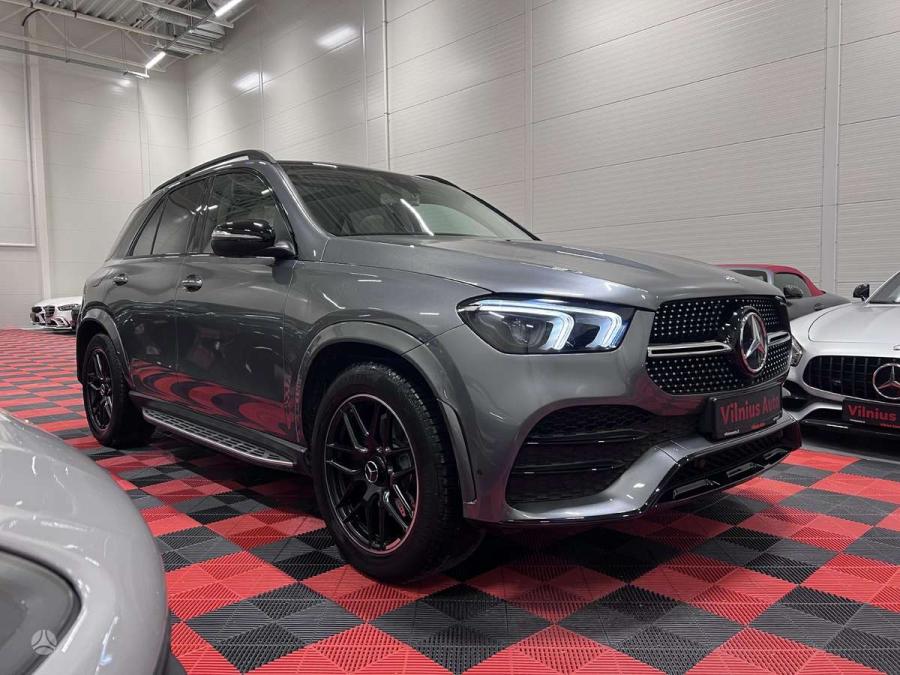 Pelēks Mercedes-Benz GLE 350 2020 Viļņa, ar dzinēja tilpumu 2.00 L un nobraukumu 69 tūkst. km par 41900 €, foto 3 vietnē AUTOMOTO.COM.LV