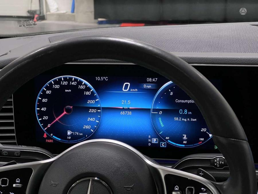 Pelēks Mercedes-Benz GLE 350 2020 Viļņa, ar dzinēja tilpumu 2.00 L un nobraukumu 69 tūkst. km par 41900 €, foto 23 vietnē AUTOMOTO.COM.LV
