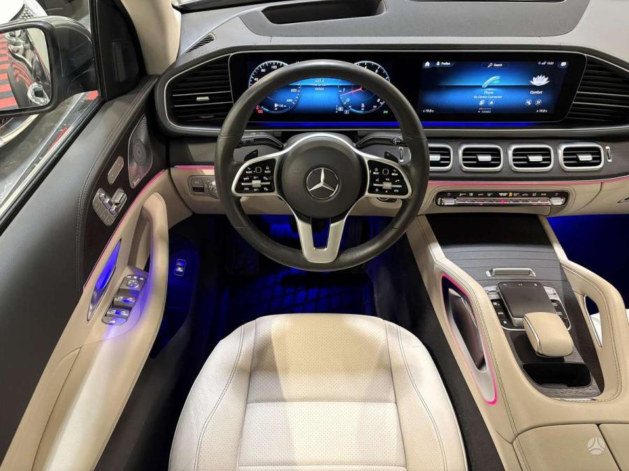 Grey Mercedes-Benz GLE 350 2020 in Vilnius, with an engine capacity of 2.00 L and mileage of 85 thousand km for 38900 €, photo 22 on AUTOMOTO.COM.LV