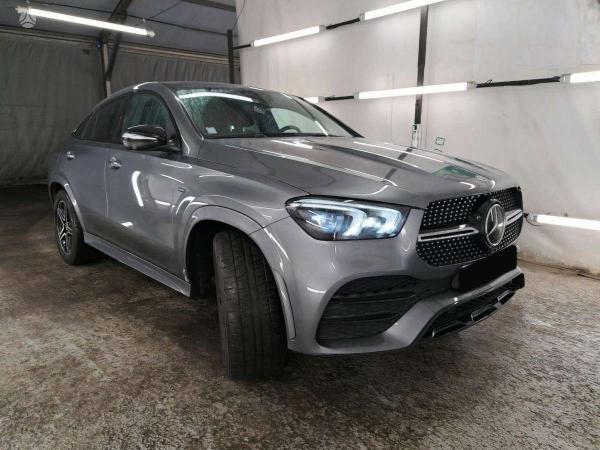 Grey Mercedes-Benz GLE 350 2021 in Vilnius, with an engine capacity of 1.95 L and mileage of 123 thousand km for 59690 €, photo 2 on AUTOMOTO.COM.LV