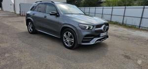 Pelēks Mercedes-Benz GLE 350 2021 Kauņa, ar dzinēja tilpumu 2.93 L un nobraukumu 96 tūkst. km par 44300 €, foto  vietnē AUTOMOTO.COM.LV