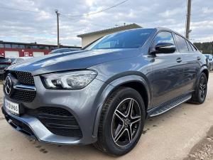 Grey Mercedes-Benz GLE 350 2021 in Vilnius, with an engine capacity of 2.00 L and mileage of 150 thousand km for 49990 €, photo  on AUTOMOTO.COM.LV