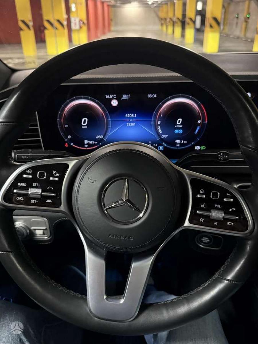 Grey Mercedes-Benz GLE 350 2021 in Vilnius, with an engine capacity of 1.99 L and mileage of 33 thousand km for 62800 €, photo 21 on AUTOMOTO.COM.LV
