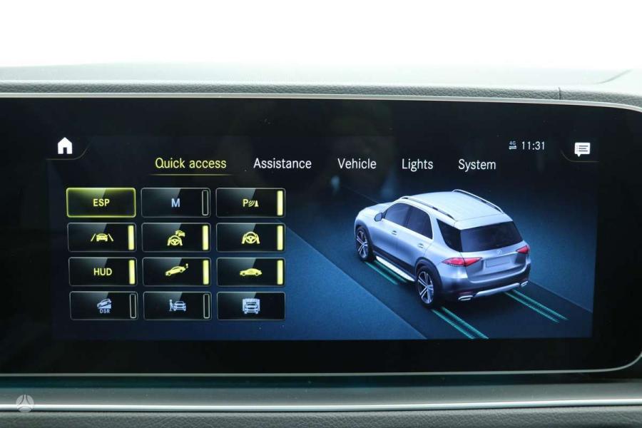 Pelēks Mercedes-Benz GLE 350 2022 Viļņa, ar dzinēja tilpumu 1.95 L un nobraukumu 97 tūkst. km par 48390 €, foto 23 vietnē AUTOMOTO.COM.LV
