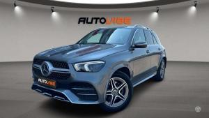 Pelēks Mercedes-Benz GLE 350 2022 Viļņa, ar dzinēja tilpumu 1.95 L un nobraukumu 134 tūkst. km par 48888 €, foto  vietnē AUTOMOTO.COM.LV