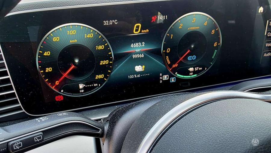 Grey Mercedes-Benz GLE 350 2022 in Vilnius, with an engine capacity of 1.95 L and mileage of 100 thousand km for 49650 €, photo 28 on AUTOMOTO.COM.LV