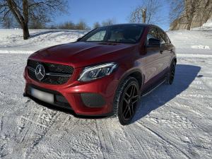 Red Mercedes-Benz GLE 350 2015 in Kaunas, with an engine capacity of 2.99 L and mileage of 251 thousand km for 30900 €, photo  on AUTOMOTO.COM.LV