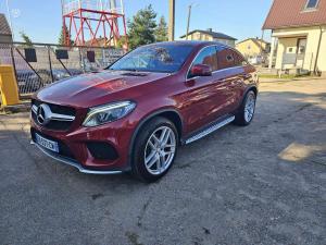 Red Mercedes-Benz GLE 350 2016 in Taurage, with an engine capacity of 2.99 L and mileage of 257 thousand km for 23500 €, photo  on AUTOMOTO.COM.LV