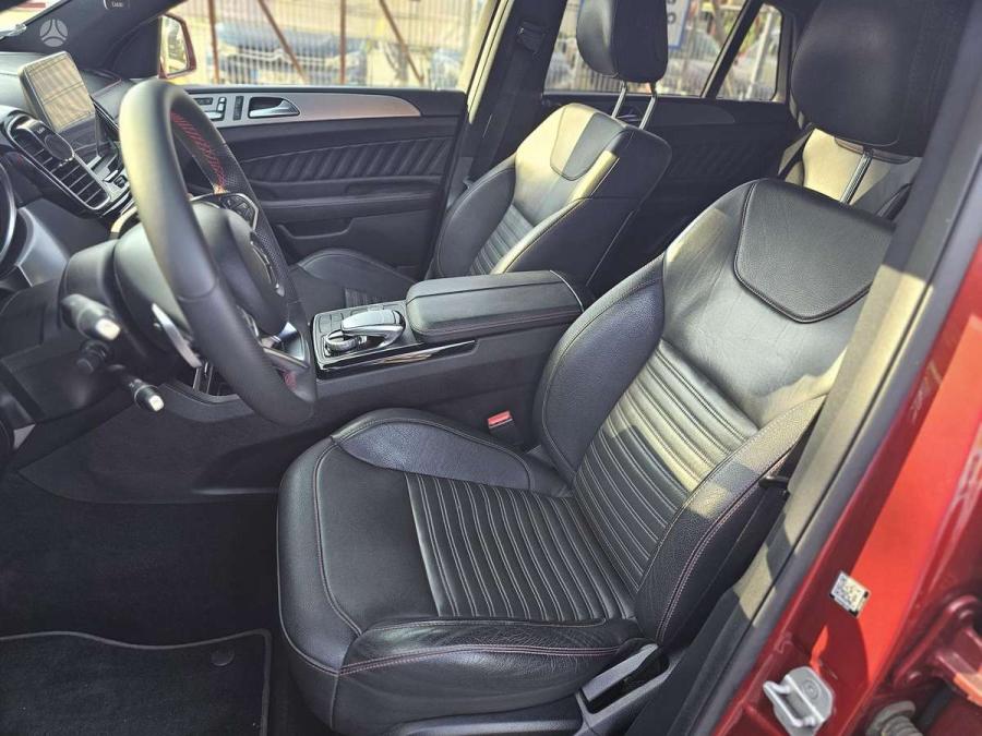 Sarkans Mercedes-Benz GLE 350 2016 Tauragė, ar dzinēja tilpumu 2.99 L un nobraukumu 257 tūkst. km par 23500 €, foto 15 vietnē AUTOMOTO.COM.LV