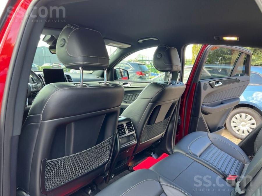 Red Mercedes-Benz GLE 350 2018 in Talsi, with an engine capacity of 3.00 L and mileage of 119 thousand km for 44970 €, photo 20 on AUTOMOTO.COM.LV