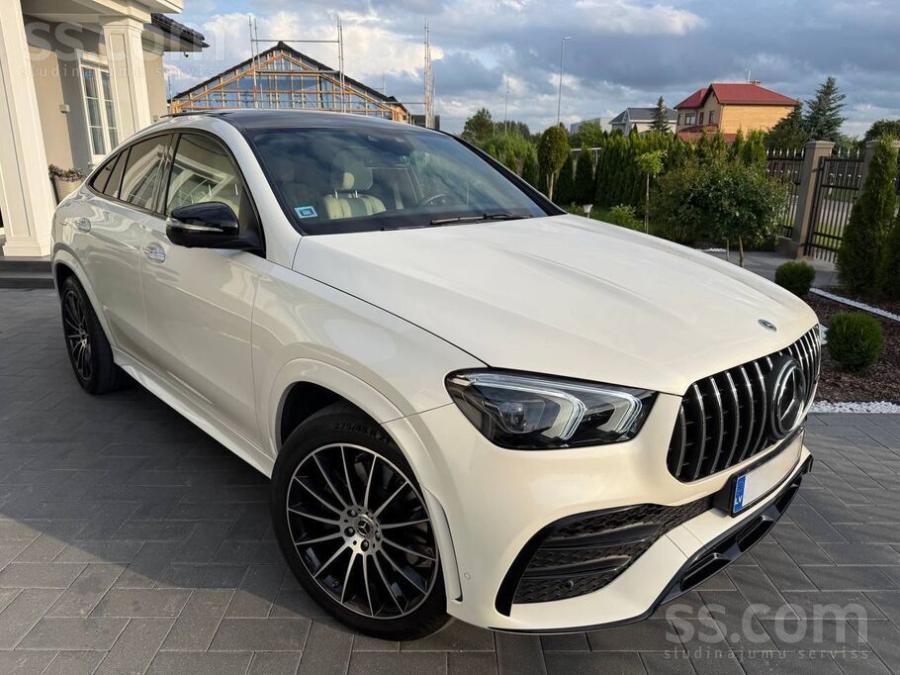 Balts Mercedes-Benz GLE 350 2021 Rīga, ar dzinēja tilpumu 3.00 L un nobraukumu 78 tūkst. km par 63500 €, foto 1 vietnē AUTOMOTO.COM.LV