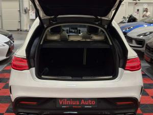 White Mercedes-Benz GLE 350 2016 in Vilnius, with an engine capacity of 2.99 L and mileage of 93 thousand km for 33990 €, photo 34 on AUTOMOTO.COM.LV