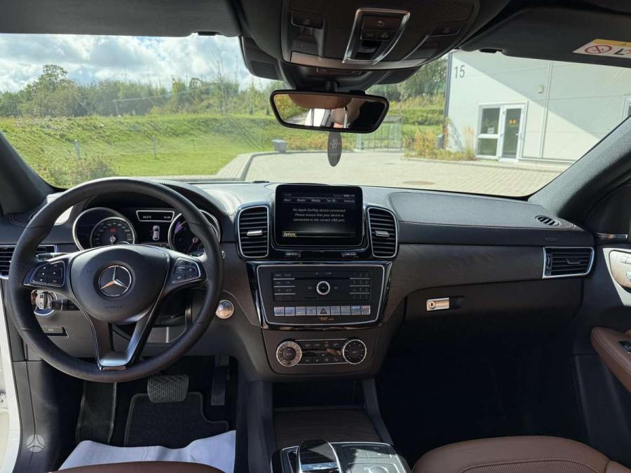 Balts Mercedes-Benz GLE 350 2017 Viļņa, ar dzinēja tilpumu 2.99 L un nobraukumu 180 tūkst. km par 30850 €, foto 10 vietnē AUTOMOTO.COM.LV