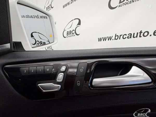 White Mercedes-Benz GLE 350 2019 in Vilnius, with an engine capacity of 2.99 L and mileage of 137 thousand km for 25900 €, photo 10 on AUTOMOTO.COM.LV